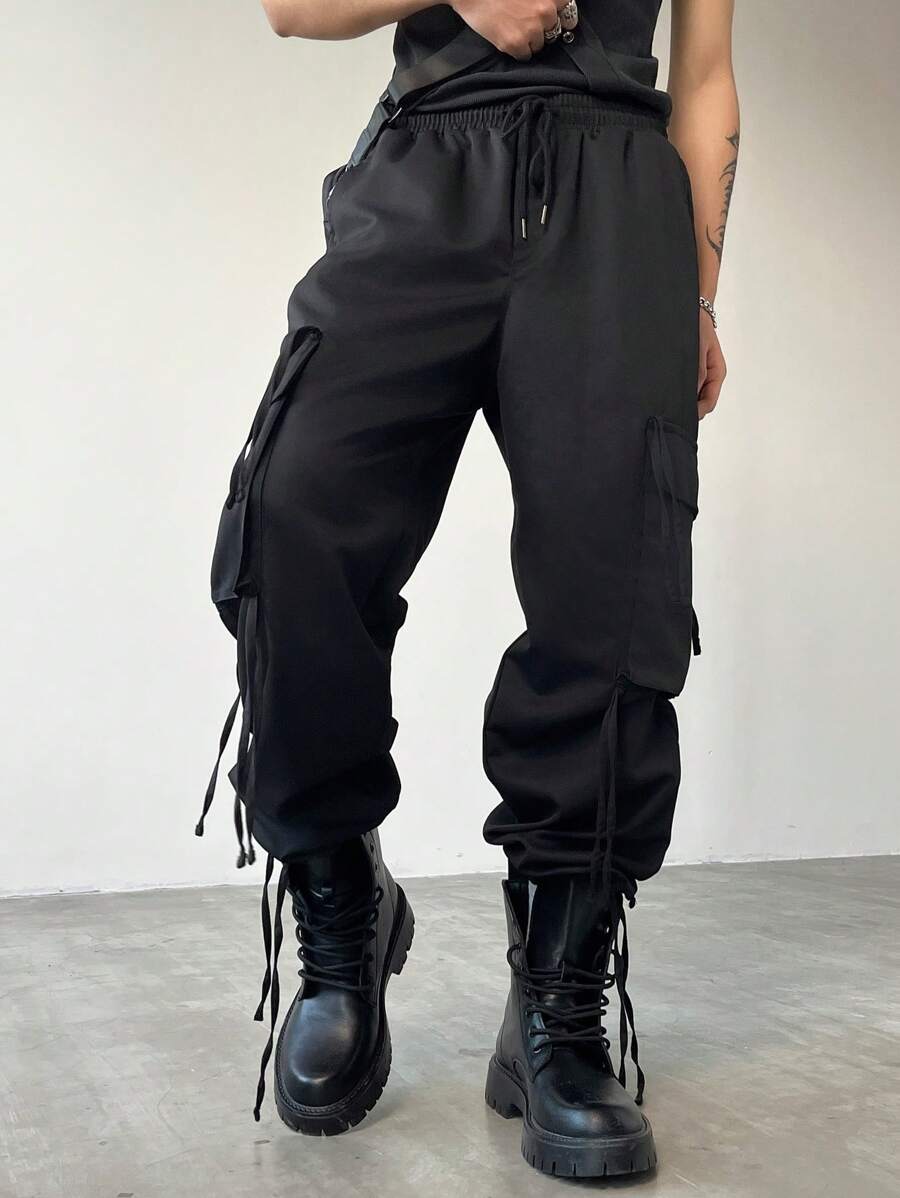 Manfinity EMRG メンズカジュアル無地カーゴパンツ | SHEIN JAPAN