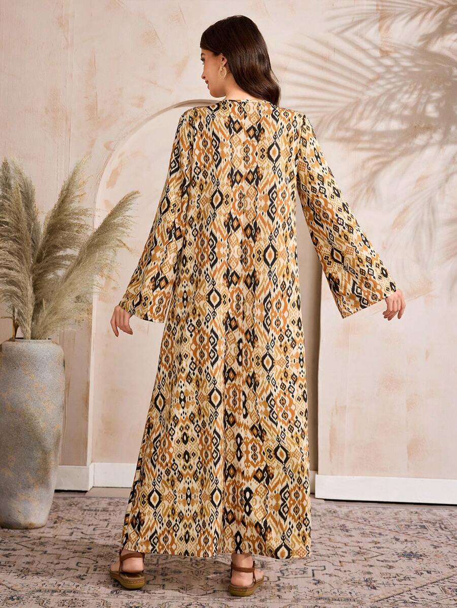SHEIN Najma Women's Turkish Style & Arabic Traditional Maxi Dress ...
