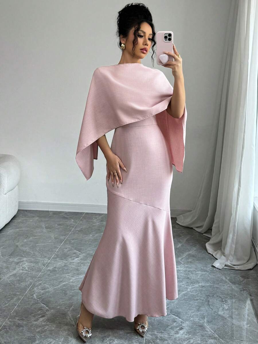 Elenzga Women's Elegant Fashion Workwear Party Holiday Sleeveless Ruched Hem Wrap Waist Maxi ...