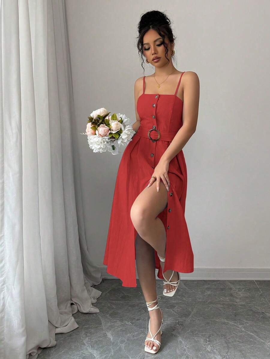 SHEIN Raffinéa SHEIN Relaxiva Red Texture 100 Cotton Fabric Front Resin ...