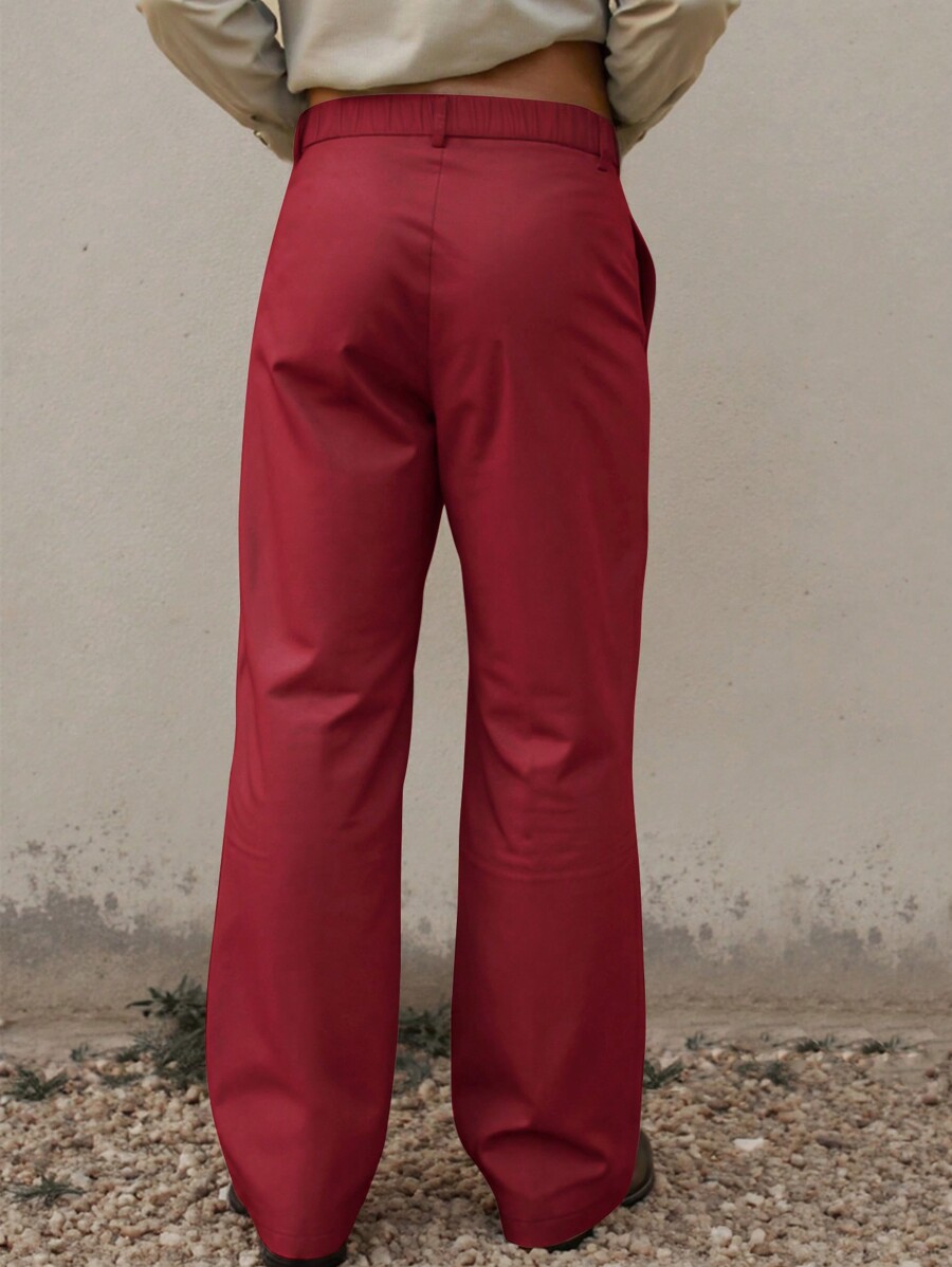 Manfinity Hypemode Manfinity Hypemode Men's Solid Color Fluid Drape Cut ...