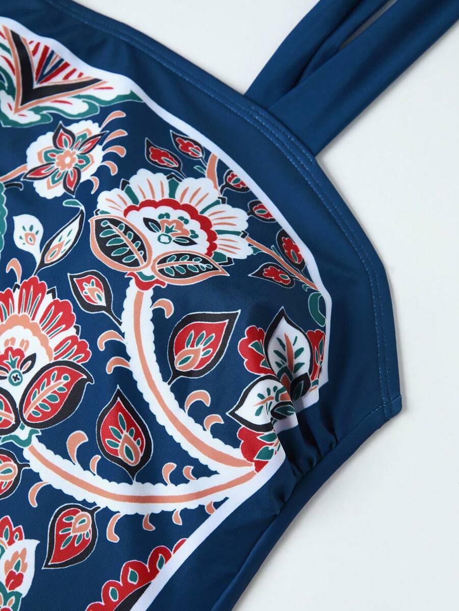 SHEIN Swim Oasis Conjunto Modelador de 2 Peças Oasis de Alta Qualidade ...