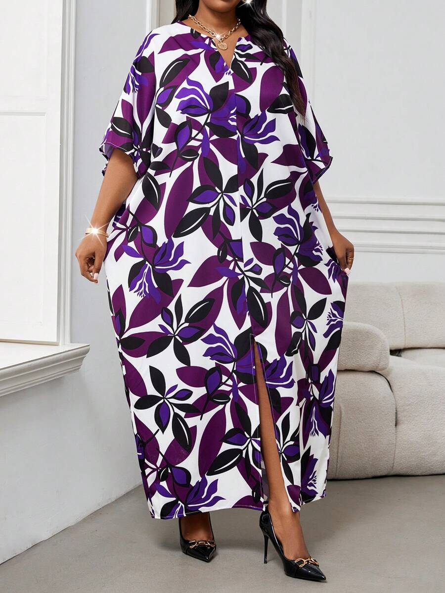 SHEIN Lady Plus Size Women Beach Vacation Dresses, Summer Sexy Country ...