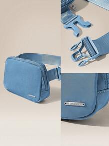 GLOWMODE 1L Zipper Everywhere Belt Bag Water Repellent Waist Crossbody ...