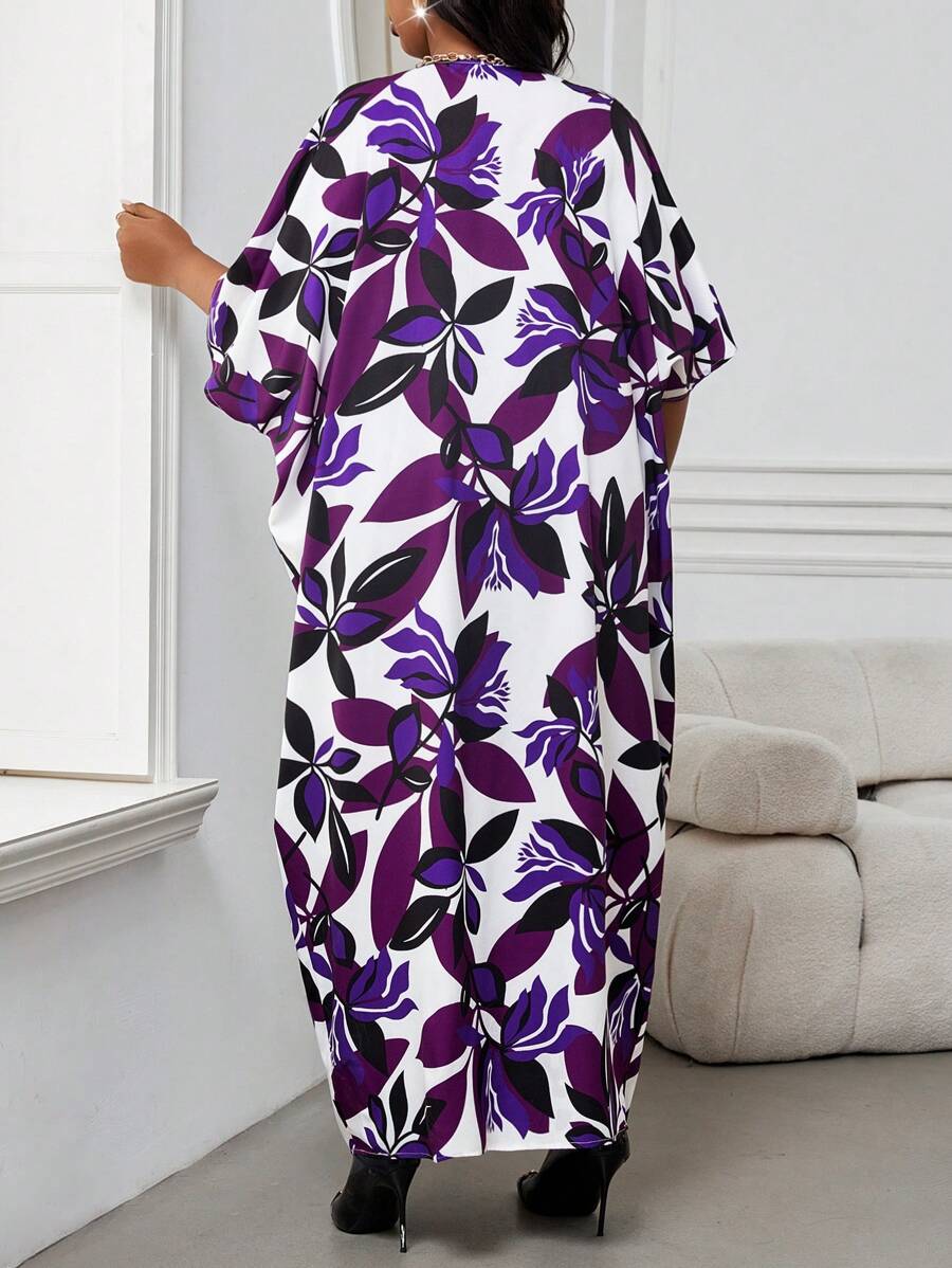 SHEIN Lady Plus Size Women Beach Vacation Dresses, Summer Sexy Country ...