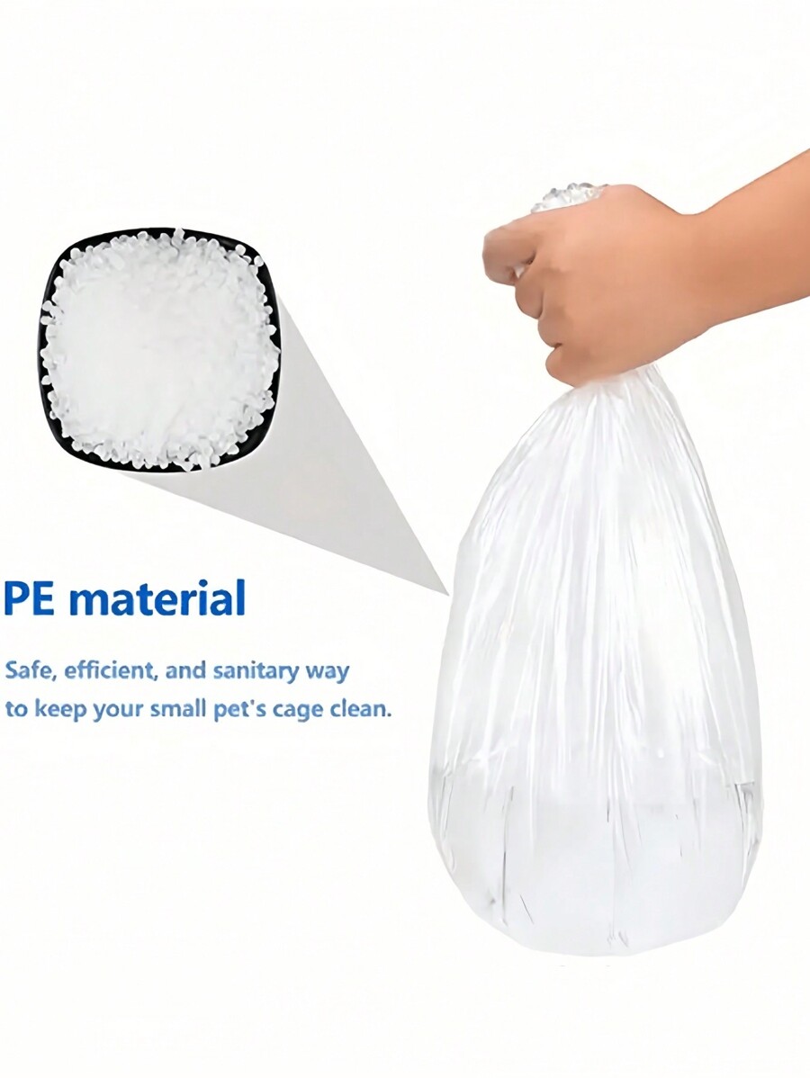 10pcs Disposable Transparent Plastic Liners For Small Pet Cages ...