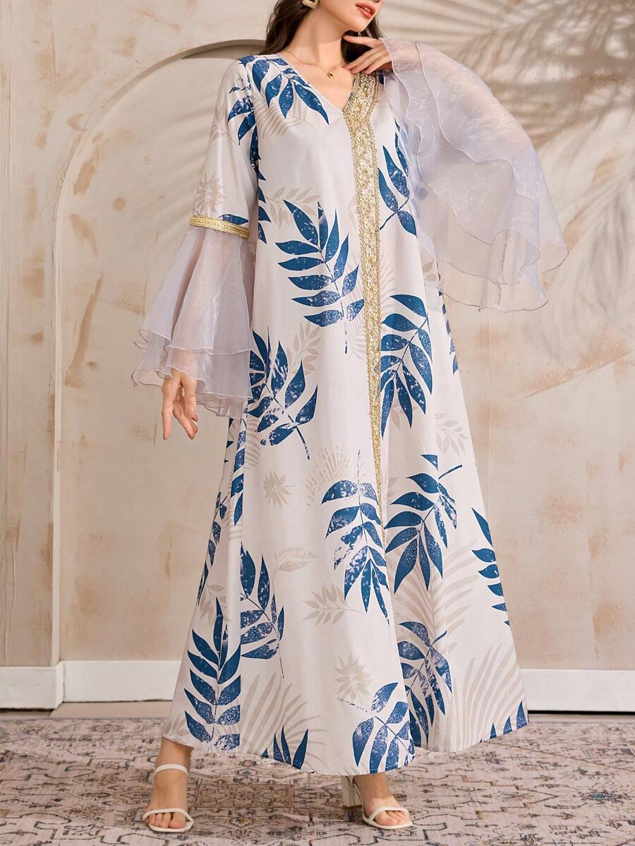 SHEIN Najma Women's Turkish Maxi Dress & Arabic Traditional Abaya ...