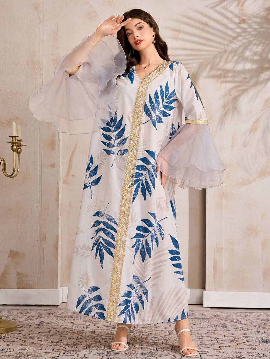 SHEIN Najma Women's Turkish Maxi Dress & Arabic Traditional Abaya ...