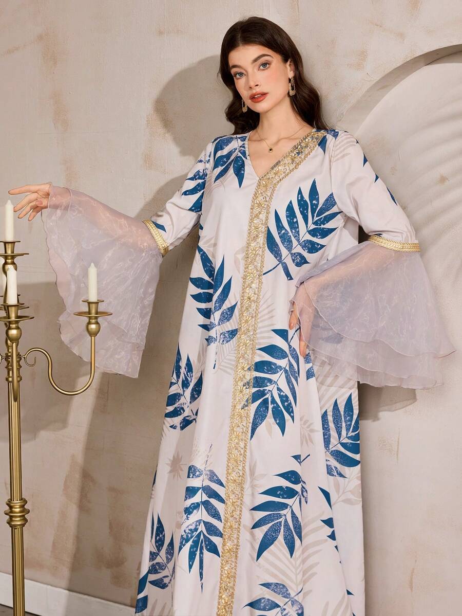 SHEIN Najma Women's Turkish Maxi Dress & Arabic Traditional Abaya ...