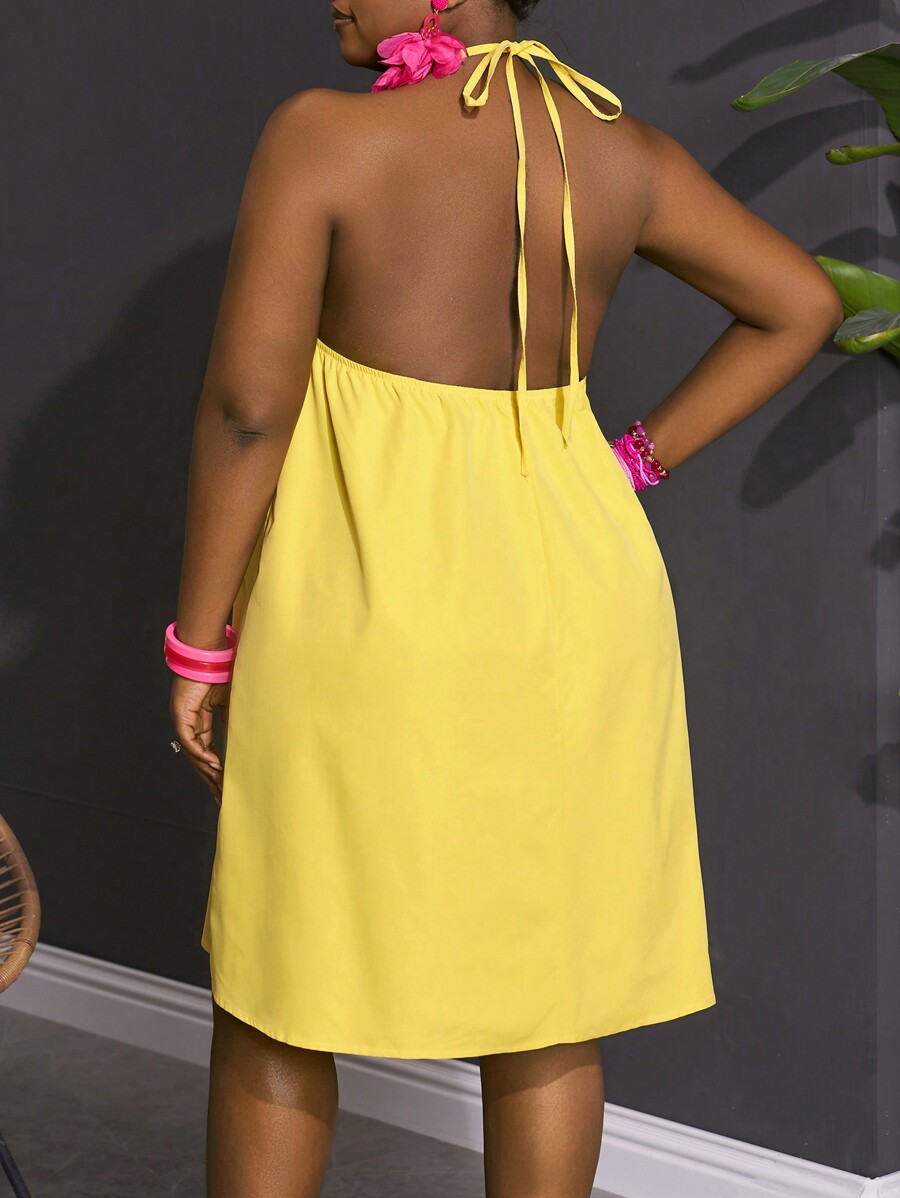 SHEIN Slayr New 2025 Curve Plus Size Women's Romantic & Holiday Solid ...