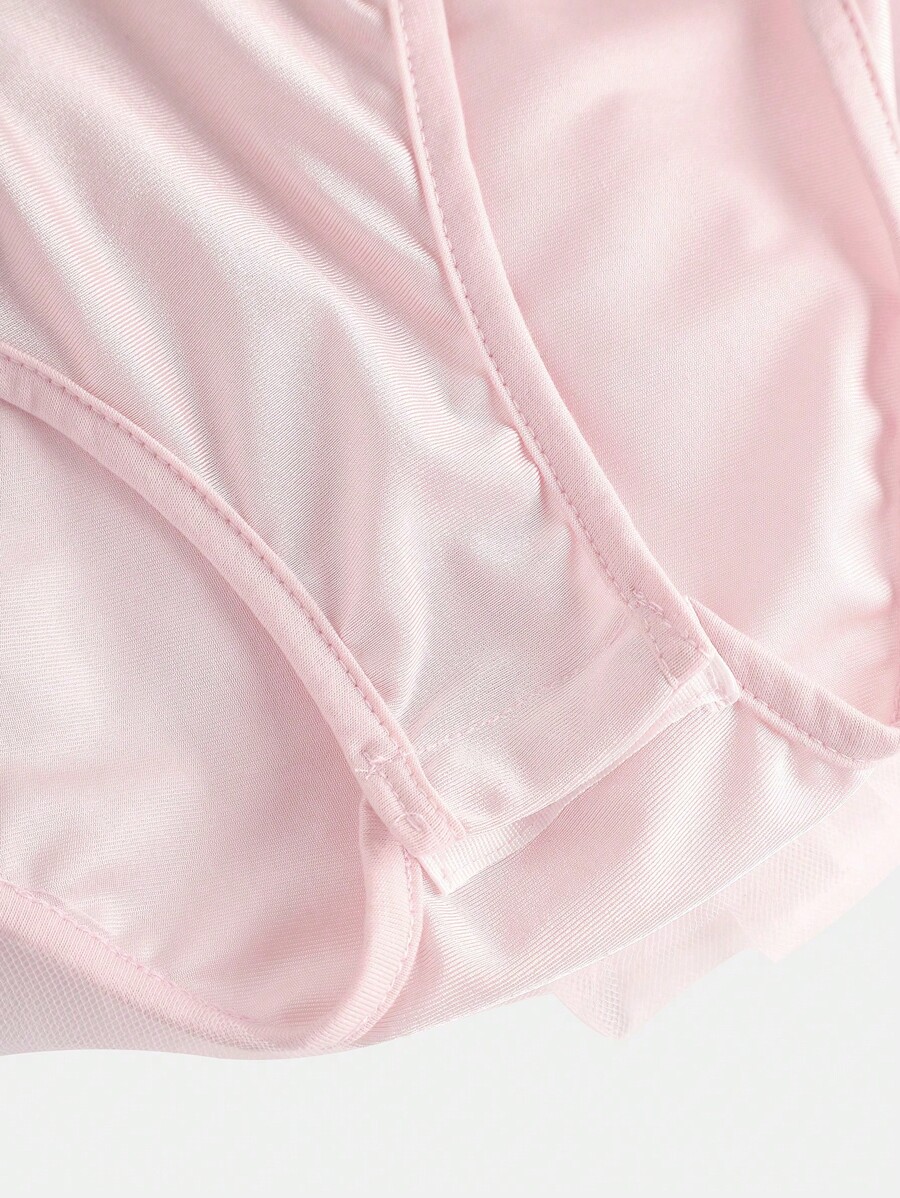 SHEIN Tween Girls Vintage Inspired Pink Pettiskirt Ballet Dance Dress ...