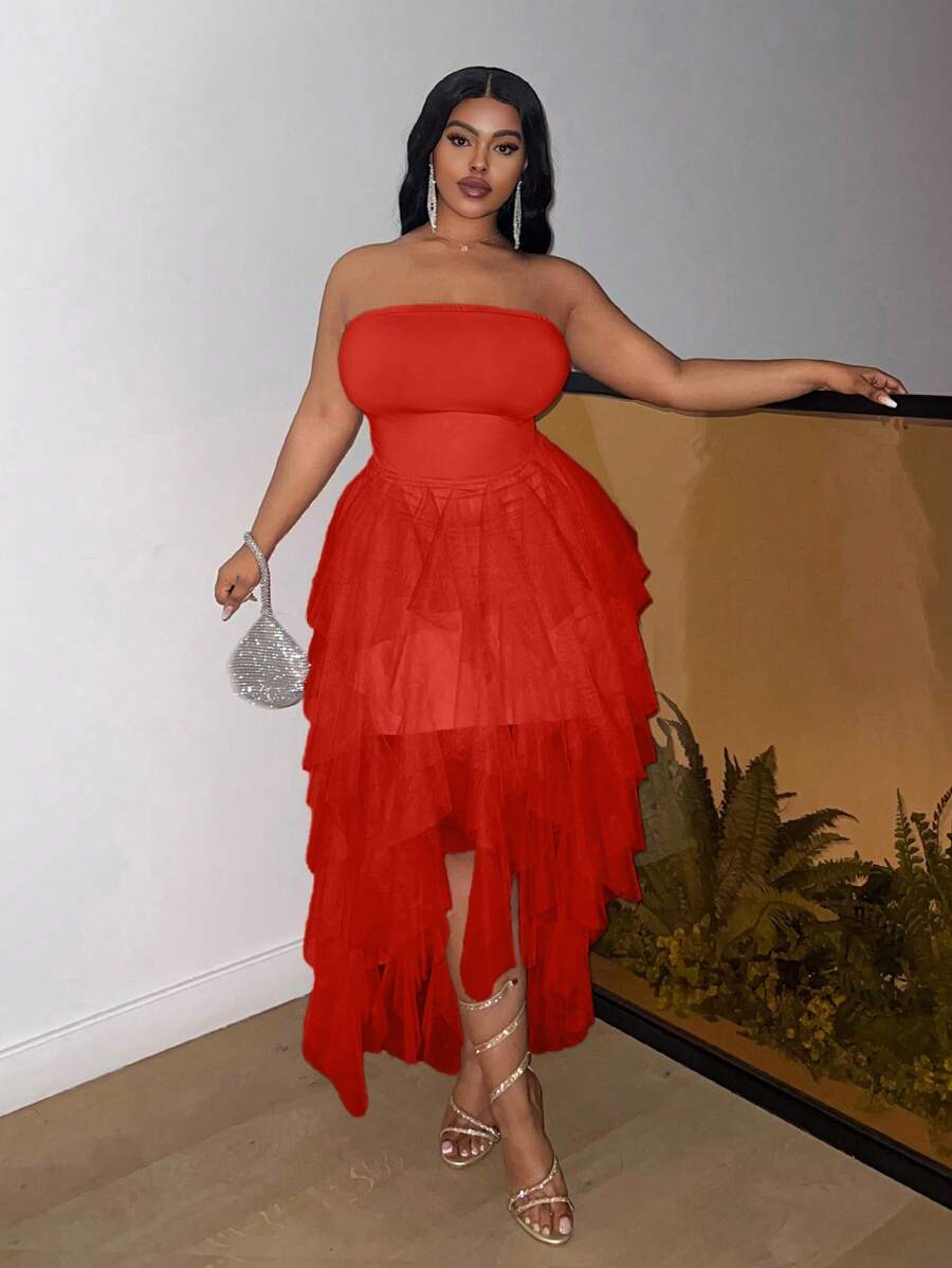 Veslaya Elegant Party, Date, Valentine's Day Fitted Solid Pink Mesh ...