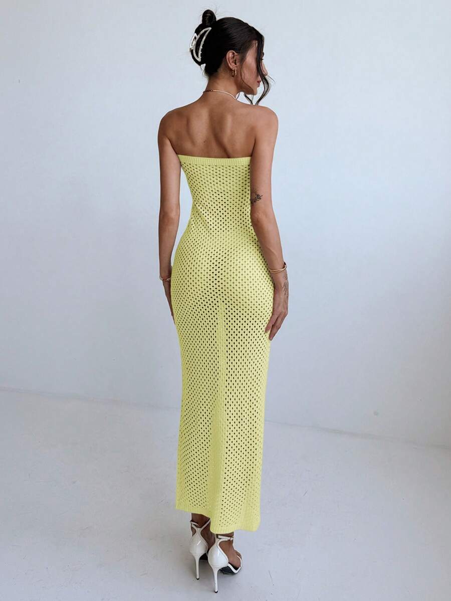 Aloruh Simple Elegant Holiday Beach Handmade Crochet Tan Elastic Waist ...