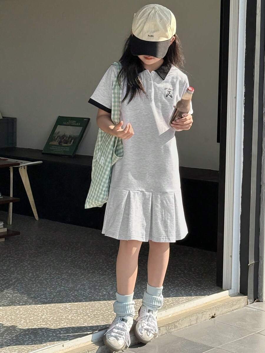 DAZY Tween Girl Tween Girl Fall Dress | SHEIN UK DAZY Tween Girl Tween Girl Fall Dress | SHEIN UK