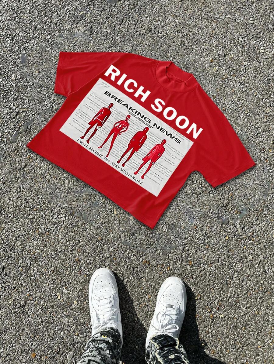 Manfinity EMRG Men's Street Brand Graphic Portrait Printed Short Black ...