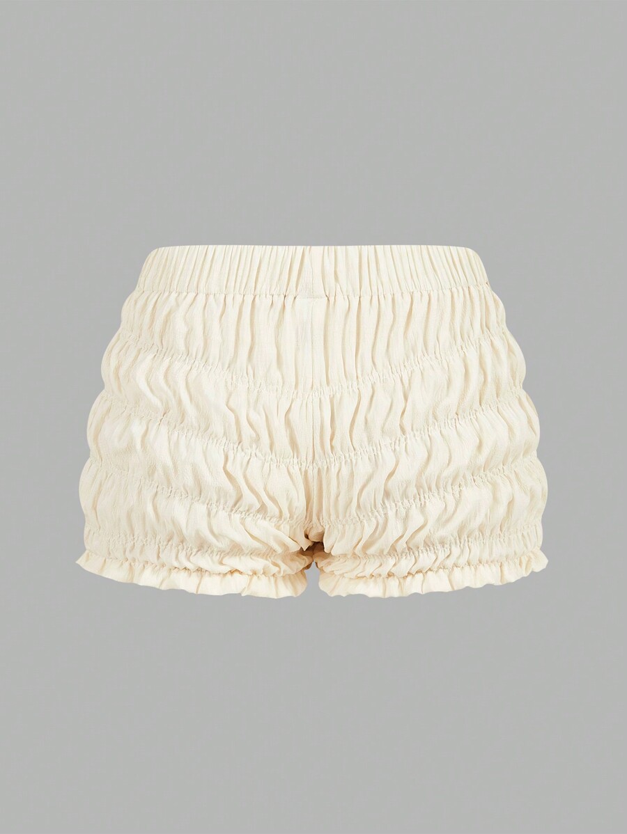 SHEIN MOD Short bloomers micro mini à volants, style kawaii été pour ...