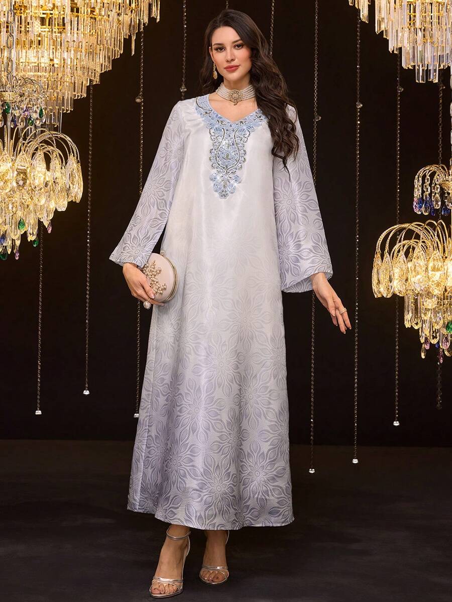 SHEIN Najma Women Turkish Maxi Dress & Traditional Abaya | SHEIN UK