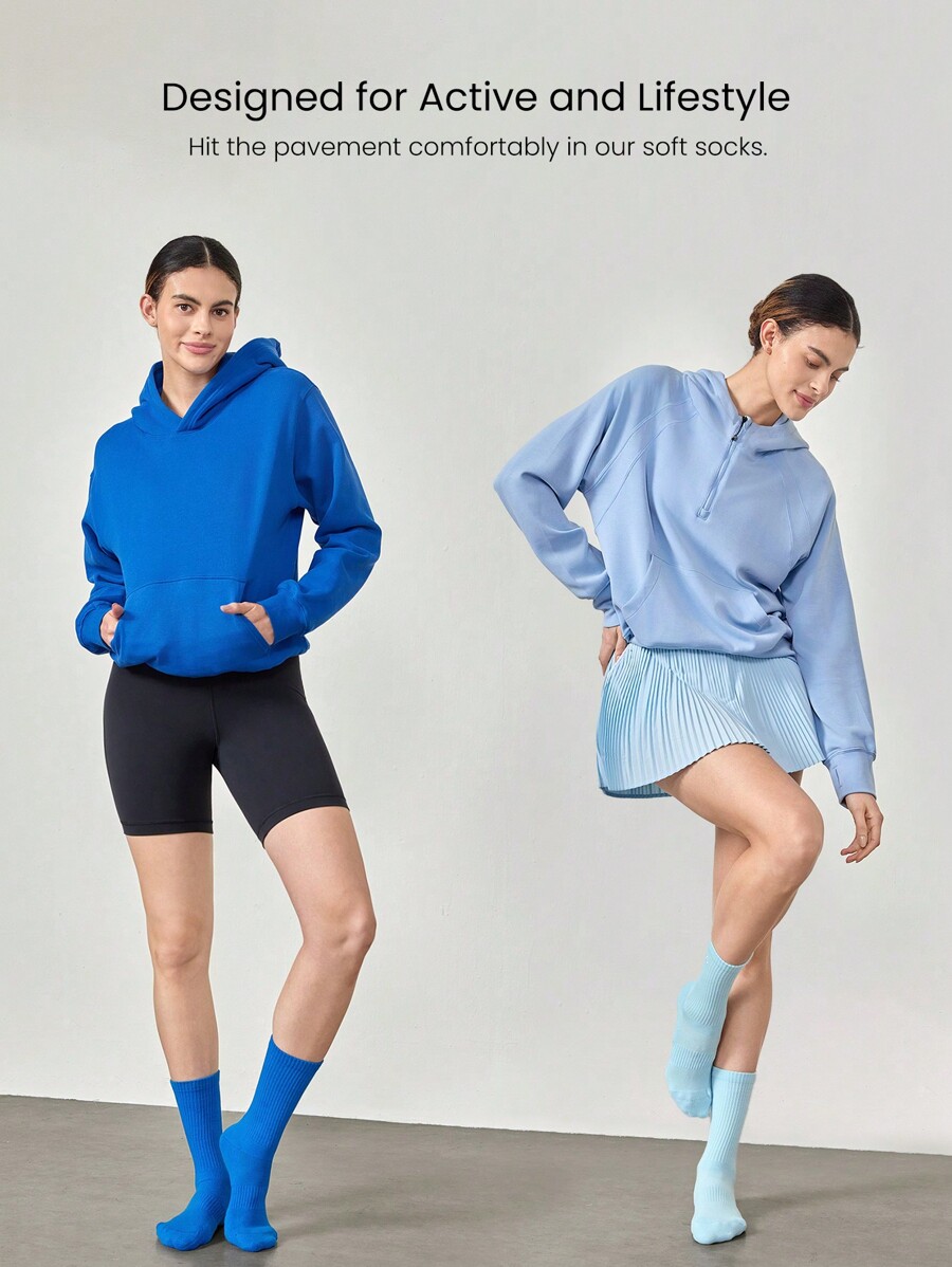 GLOWMODE 3 Pairs Socks Soft Ventilated Mesh With Embroidered Logo Gym ...