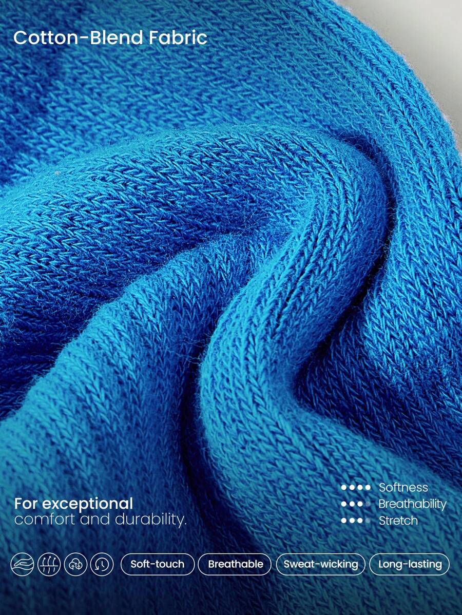 GLOWMODE 3 Pairs Socks Soft Ventilated Mesh With Embroidered Logo Gym ...