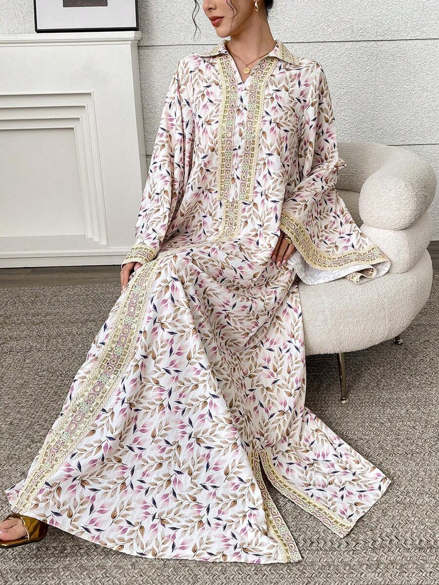 Yasmyna Abaya Turca e Vestido Longo Tradicional Árabe Feminino | SHEIN ...