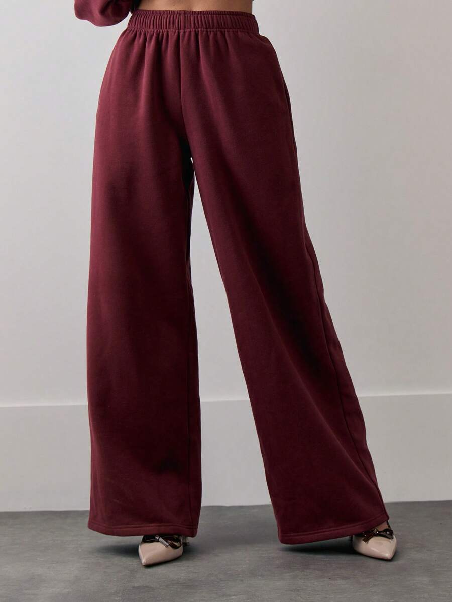 MUSERA High Rise Concealed Drawstring Elasticated "Muse" Print Wide Leg ...