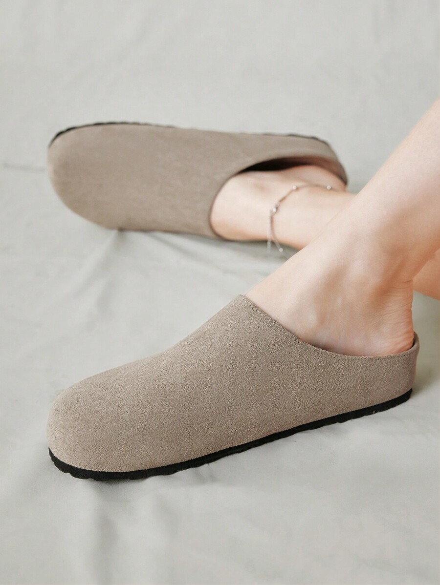 Solecia Women's Flat Slide Sandals, Minimalist Fashion Casual For Daily ...