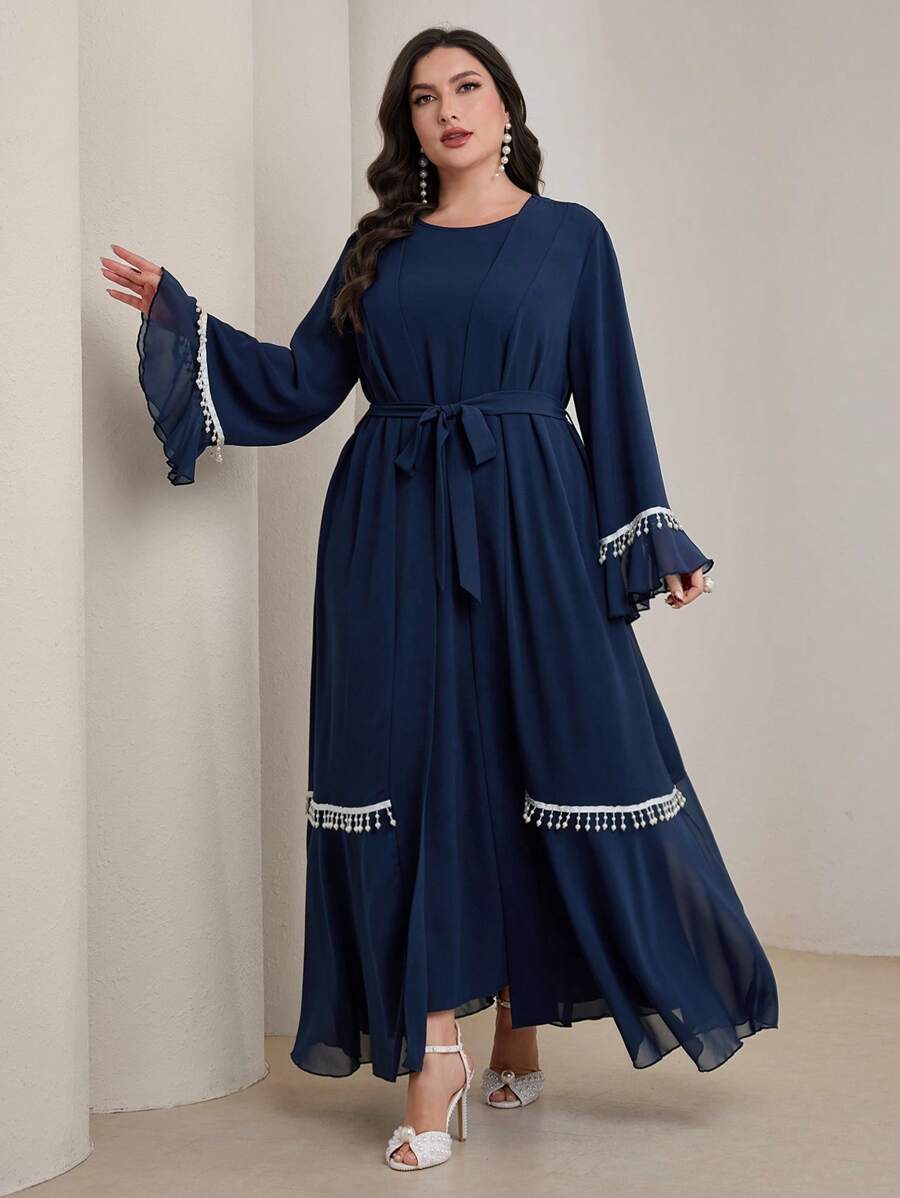 Graceveil Elegant & Fashionable Chiffon Patchwork Plus Size Arab Style ...