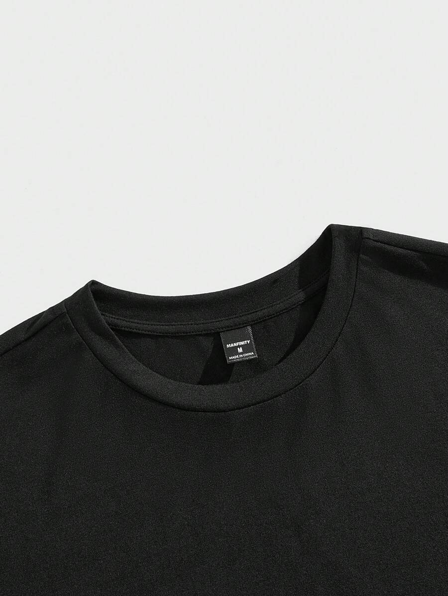 Manfinity EMRG Men's Letter & Skull Graphic Round Neck Short Sleeve Casual T-Shirt | SHEIN USA