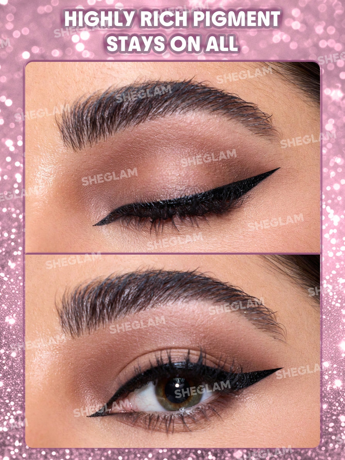 Rosé Line & Define Waterproof Liquid Eyeliner-Black｜SHEGLAM