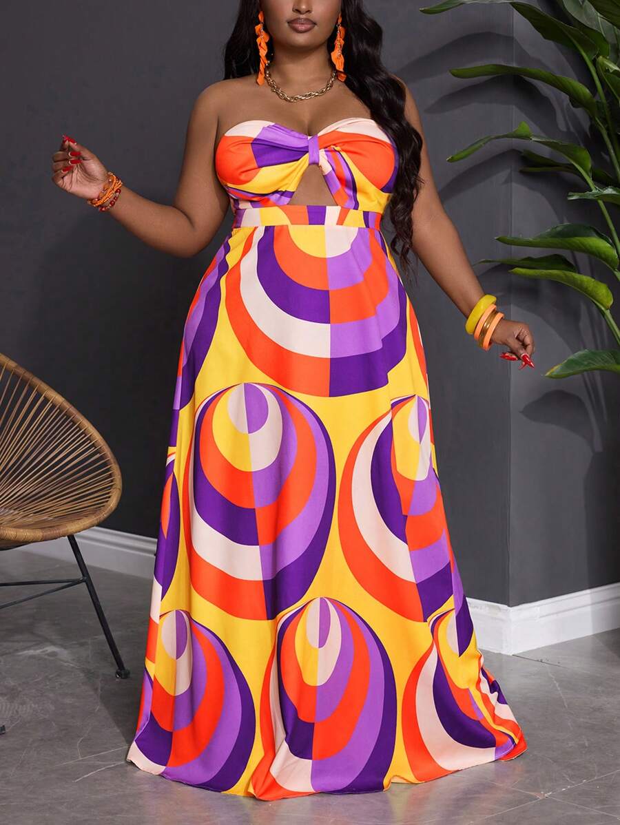 Slaydiva Nouvelle robe mini casual imprimée grande taille 2025, mode ...