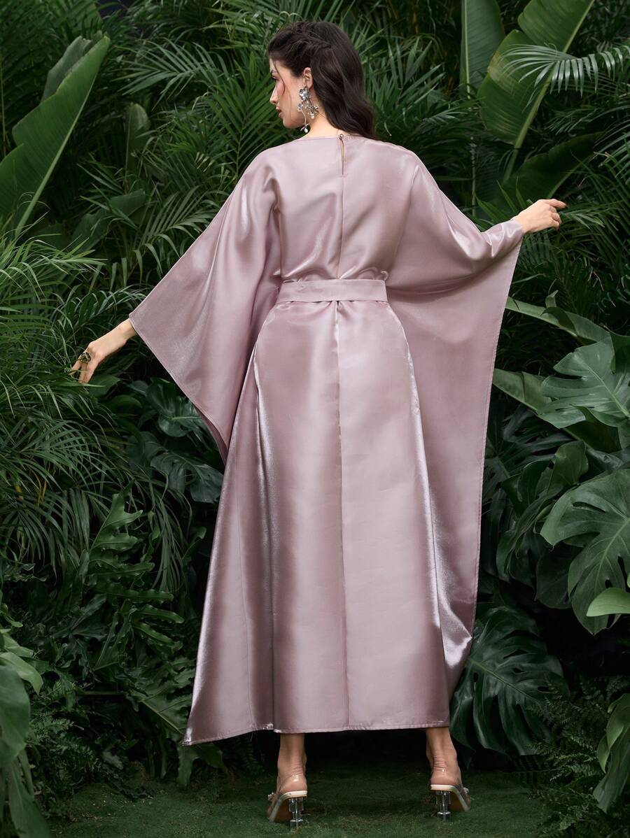 SHEIN Najma Women's Turkish Maxi Dress & Arabic Traditional Abaya ...