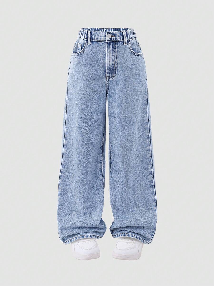 Tween Girl Cool Street Bold Elegant School Spirit Camo Denim Jeans ...
