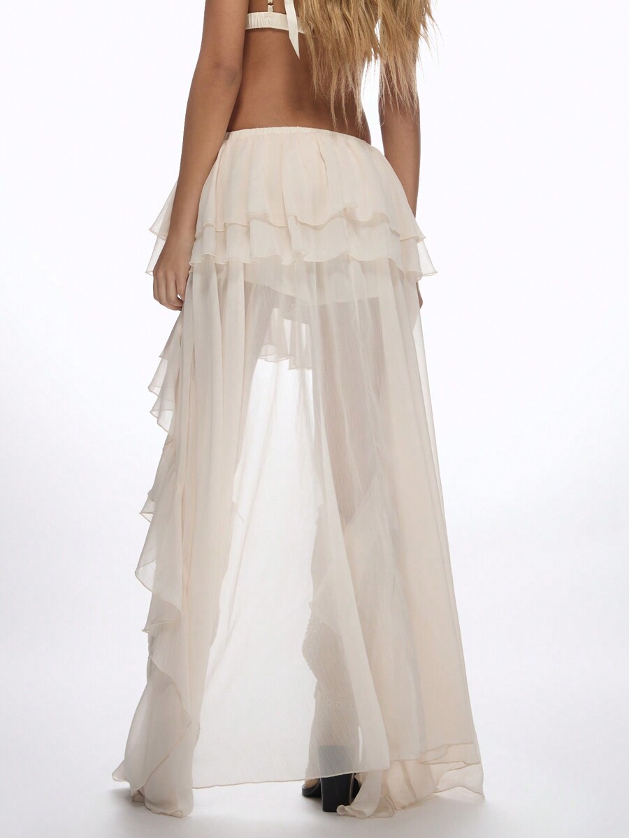 MISSGUIDED Ruffle Waterfall Maxi Skirt for Sale Australia| New ...