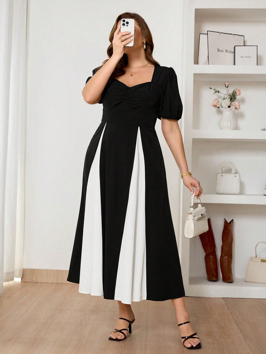 SHEIN Frenchy Refer To Size Guide With Color Charts, Elastic Waistband ...