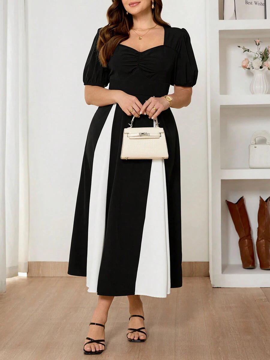 SHEIN Frenchy Refer To Size Guide With Color Charts, Elastic Waistband ...