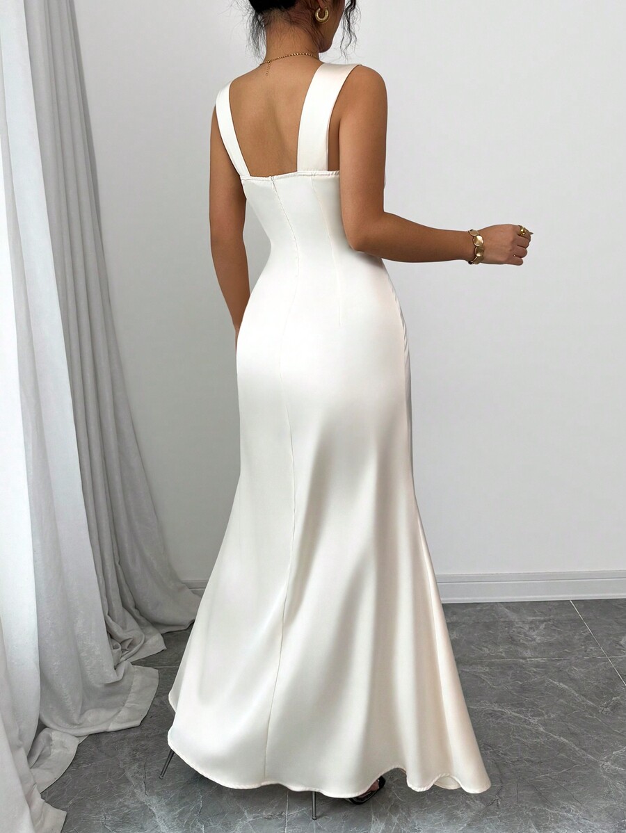 SHEIN Holidaya Women's V-Neck Long Lace Trim Dress for Sale Australia ...