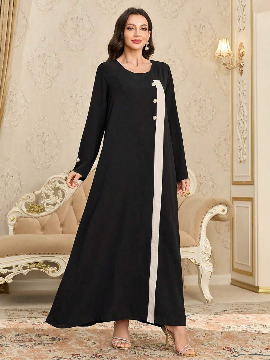 SHEIN Najma Women Summer 2025 New Loose Slimming Elegant Arabic Style Dress | SHEIN EUR