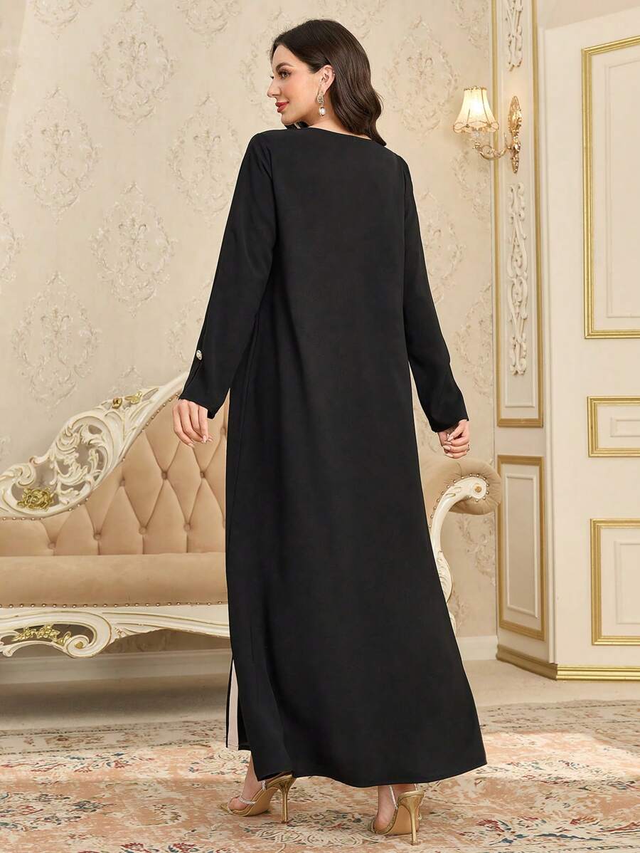 SHEIN Najma Vestito estivo da donna in stile arabo elegante e slimming, nuovo modello 2025 ...