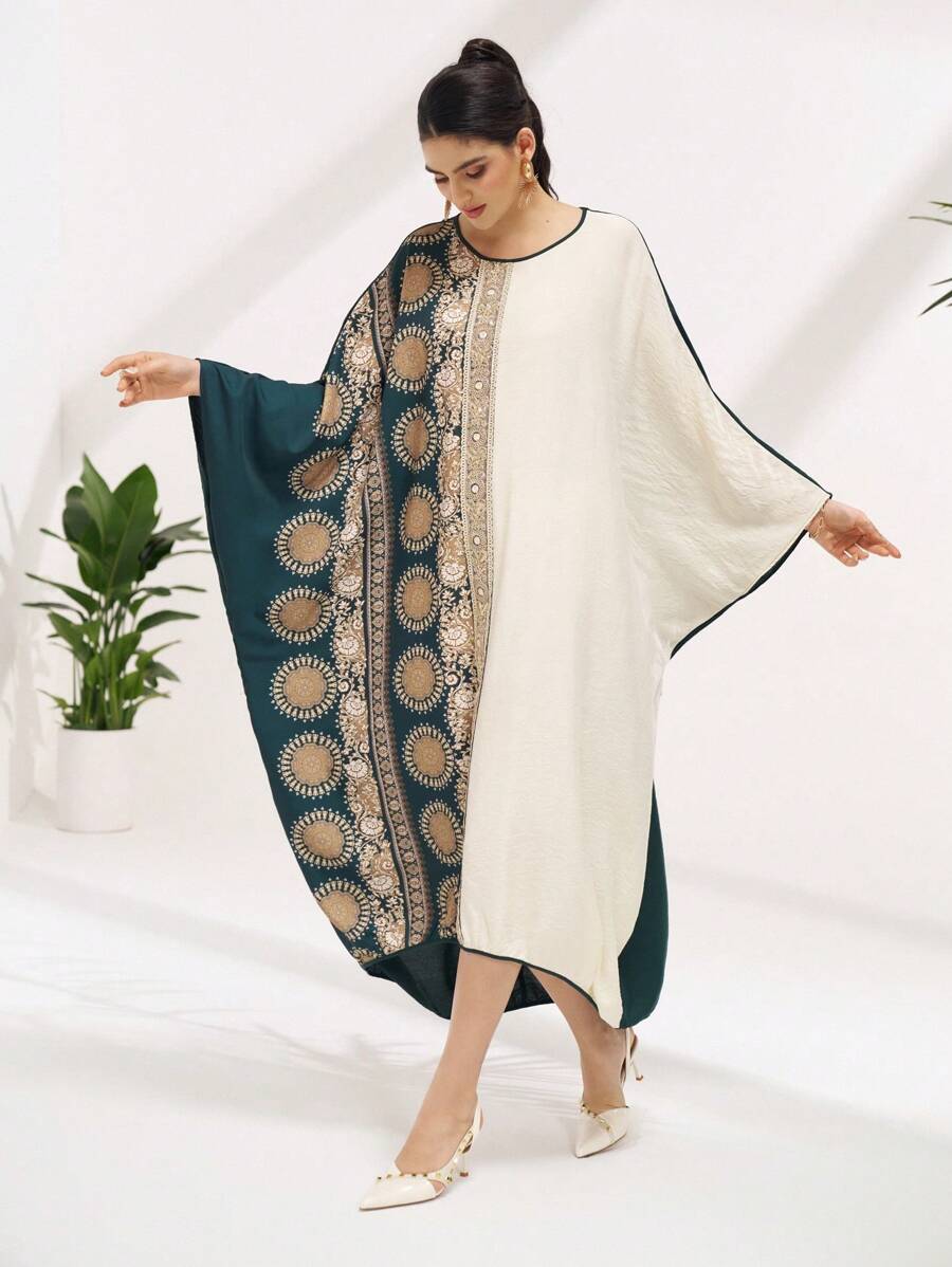 SHEIN Najma Women's Turkish Maxi Dress & Arabic Traditional Abaya ...