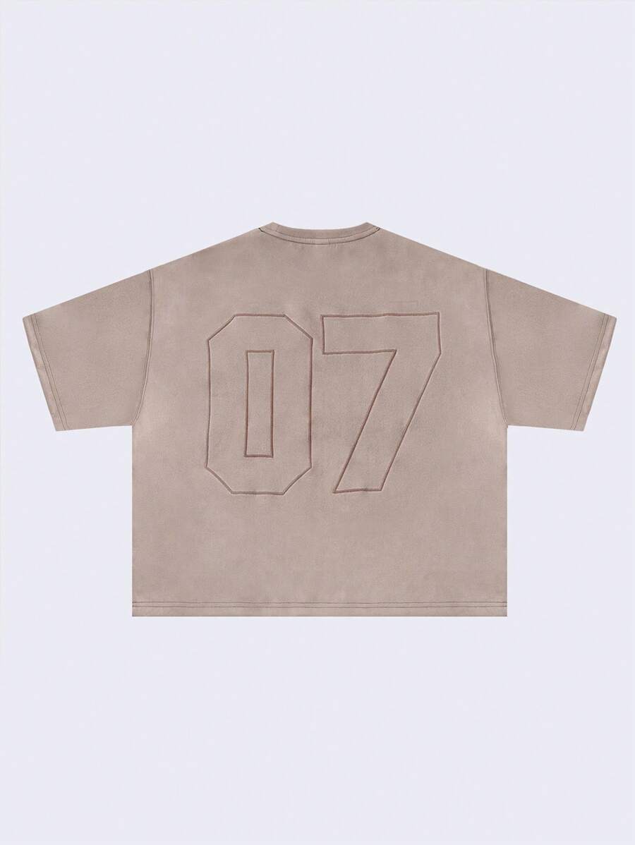 ROMWE MEN Street Life Men's Suede Fleece Embroidered Pattern Loose ...