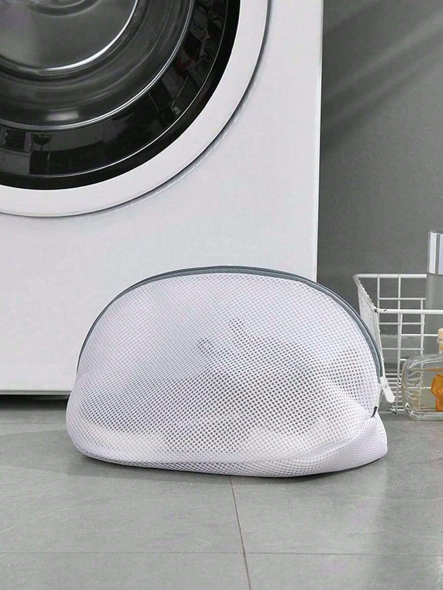 1pc Home Laundry Shoe Washing Bag With Zip,Mesh Shoe Laundry Bags For ...