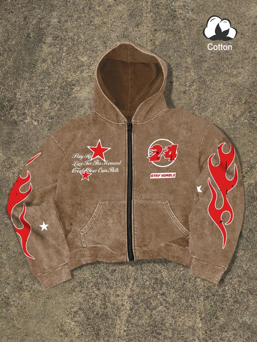 Manfinity Roghcode Sudadera con capucha informal para hombre con ...