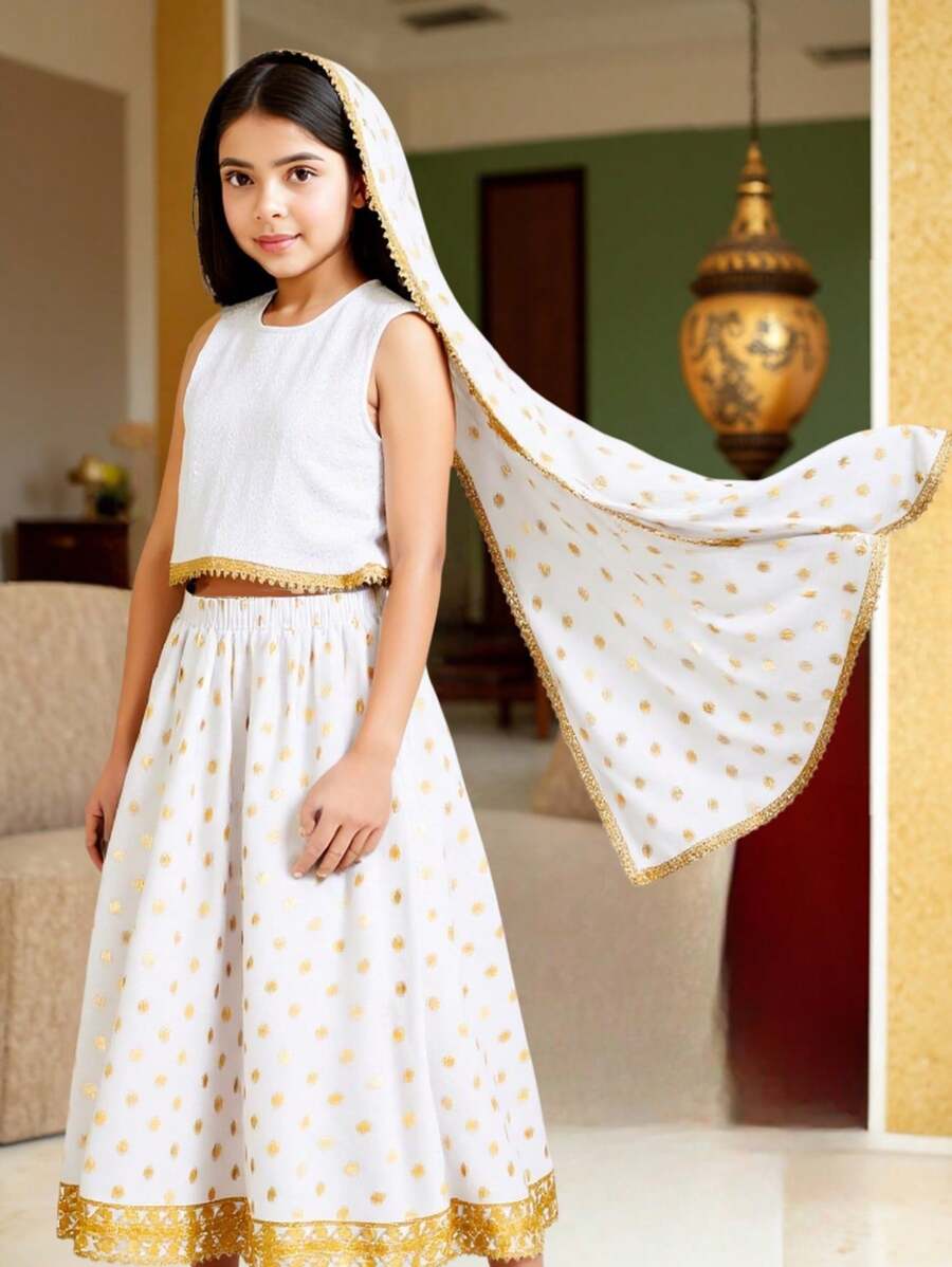 Tween Girls 2 Pieces Outfit, Combining Fashion And Elegance | SHEIN UK