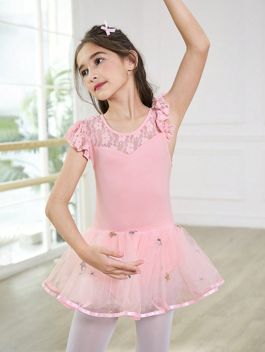 SHEIN Tween Girls Pink Elegant Fashion Sports School Gym Exercise Dance ...