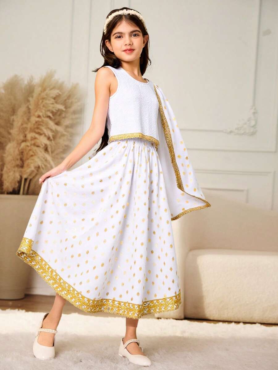 Tween Girls 2 Pieces Outfit, Combining Fashion And Elegance | SHEIN UK