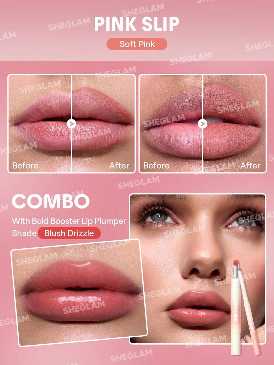 SHEGLAM Bold Booster Plumping Lip Liner-Pink Slip | SHEIN UK