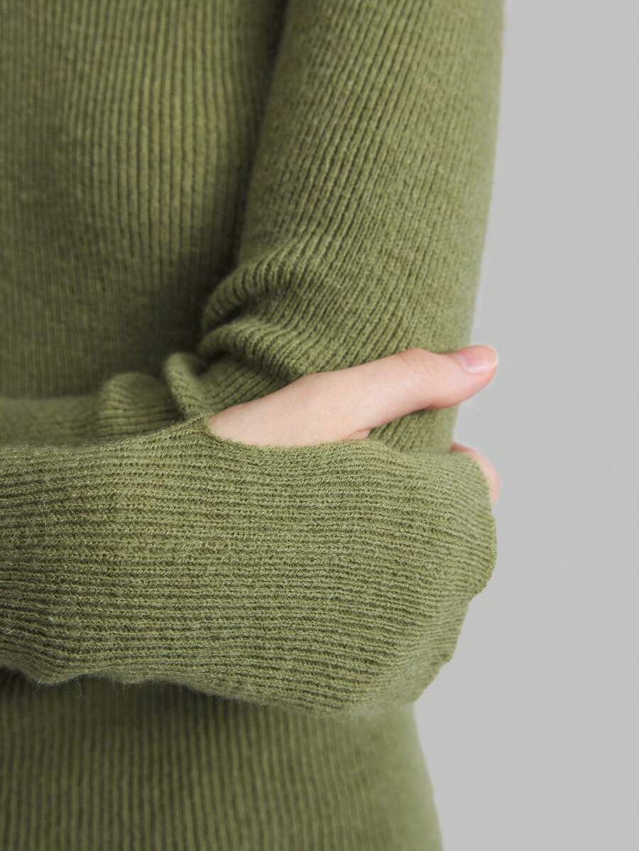 Ontre Nouveau pull vert militaire à capuche pour femmes, 2025. Pull de ...