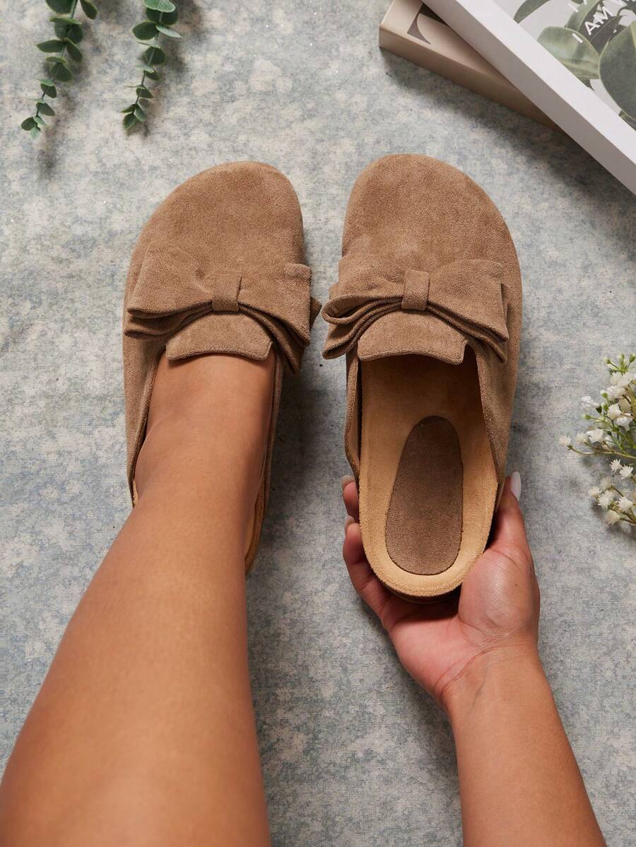 SHUZIA WOMEN Comfort CLOG TAUPE SLIPON Flat Sandals MULE Spring Shoes ...