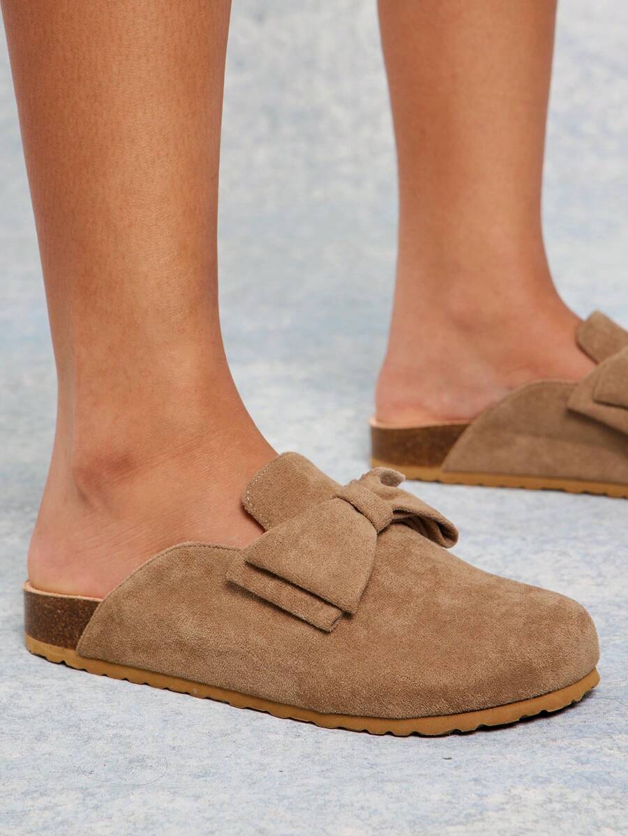 SHUZIA WOMEN Comfort CLOG TAUPE SLIPON Flat Sandals MULE Spring Shoes ...