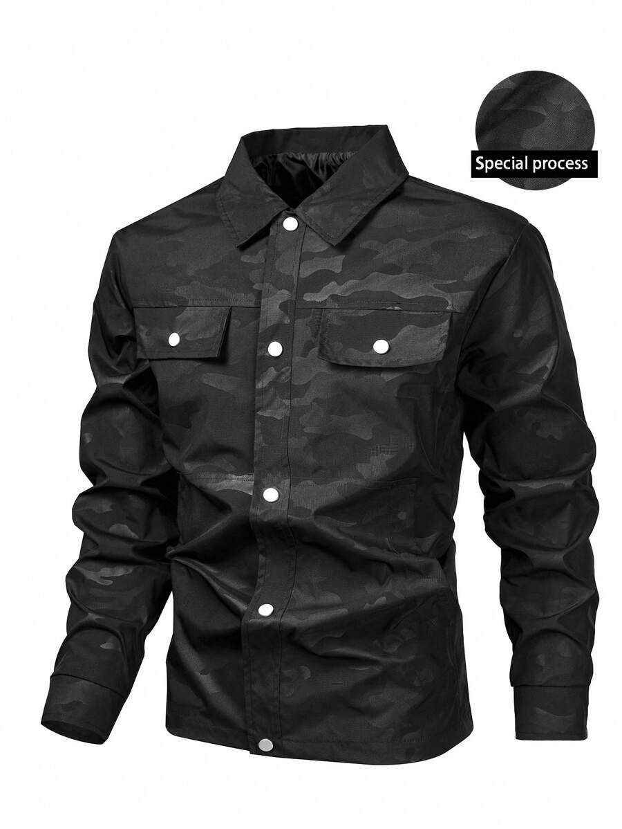 Manfinity Homme Manfinity Homme Men's Special Craftsmanship Front ...